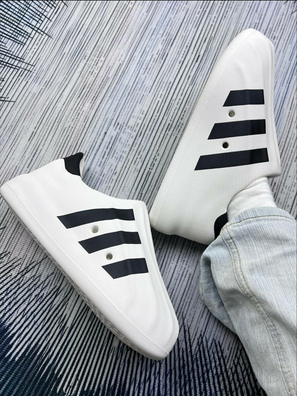 Кроссовки AdiFOM Superstar "White Black"