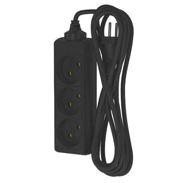 Удлинитель Фотон 22720 10-53 (5м, 3 розетки, черный)