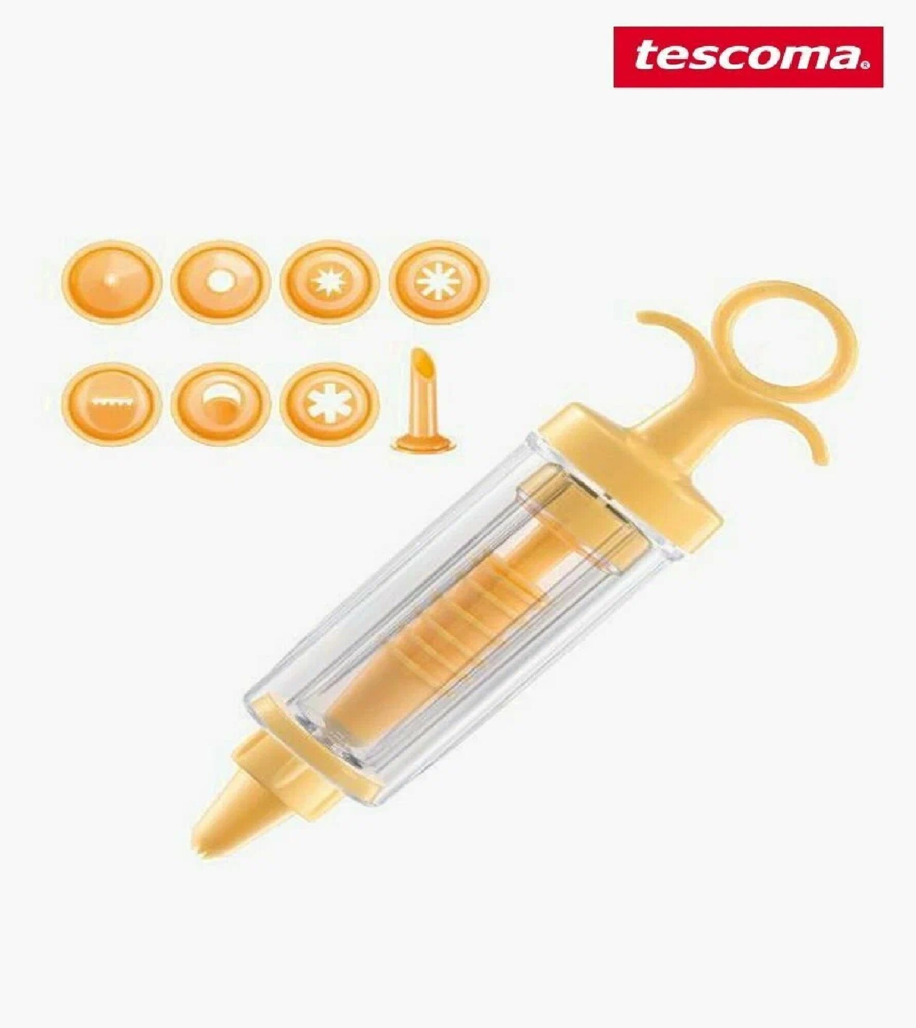 Tescoma Шприц кондитерский поршневый Delicia, 8 насадок, 630527