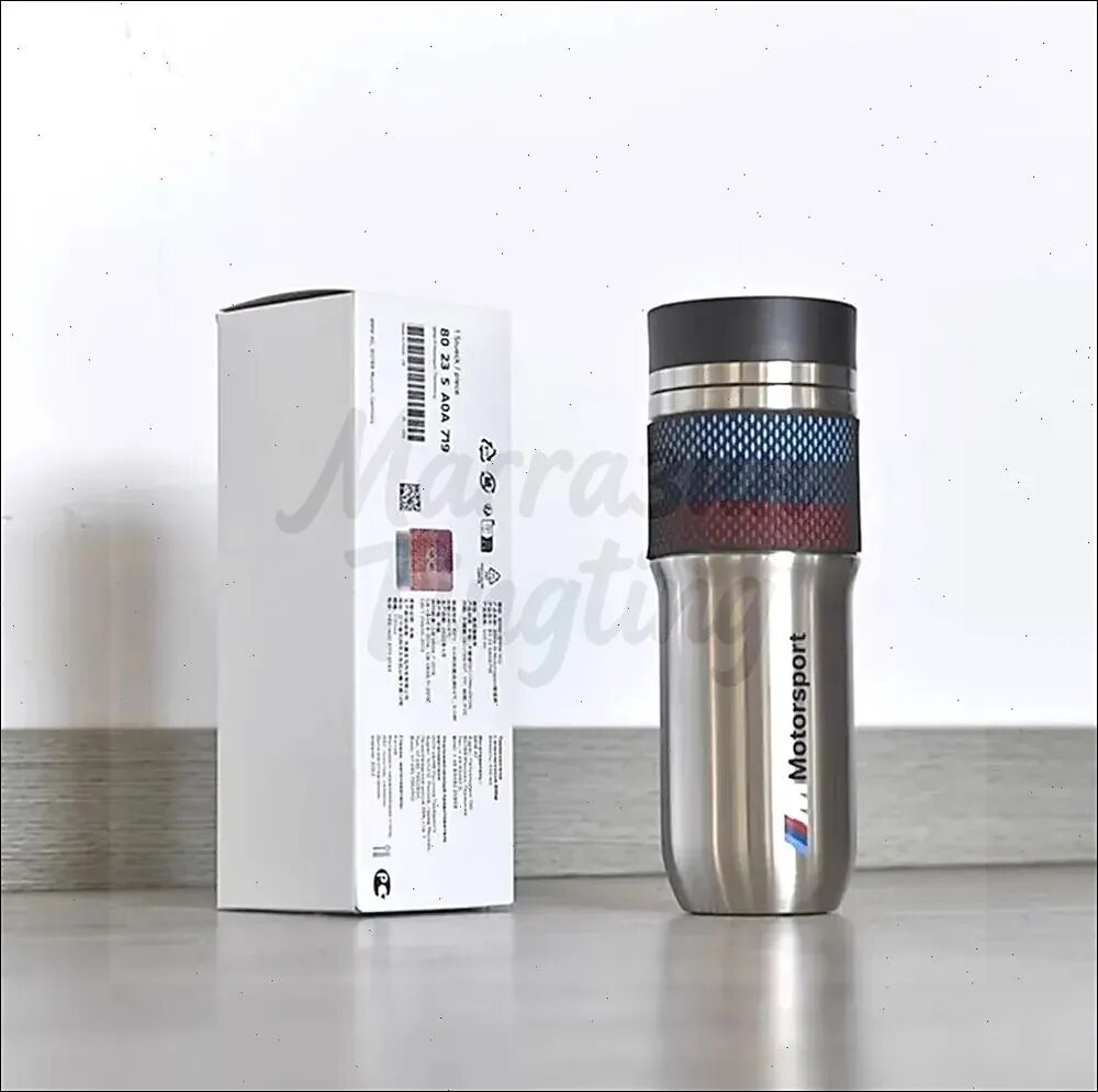 Термокружка BMW M motorsport 0.45 л. Нержавеющая сталь, для автомобилистов