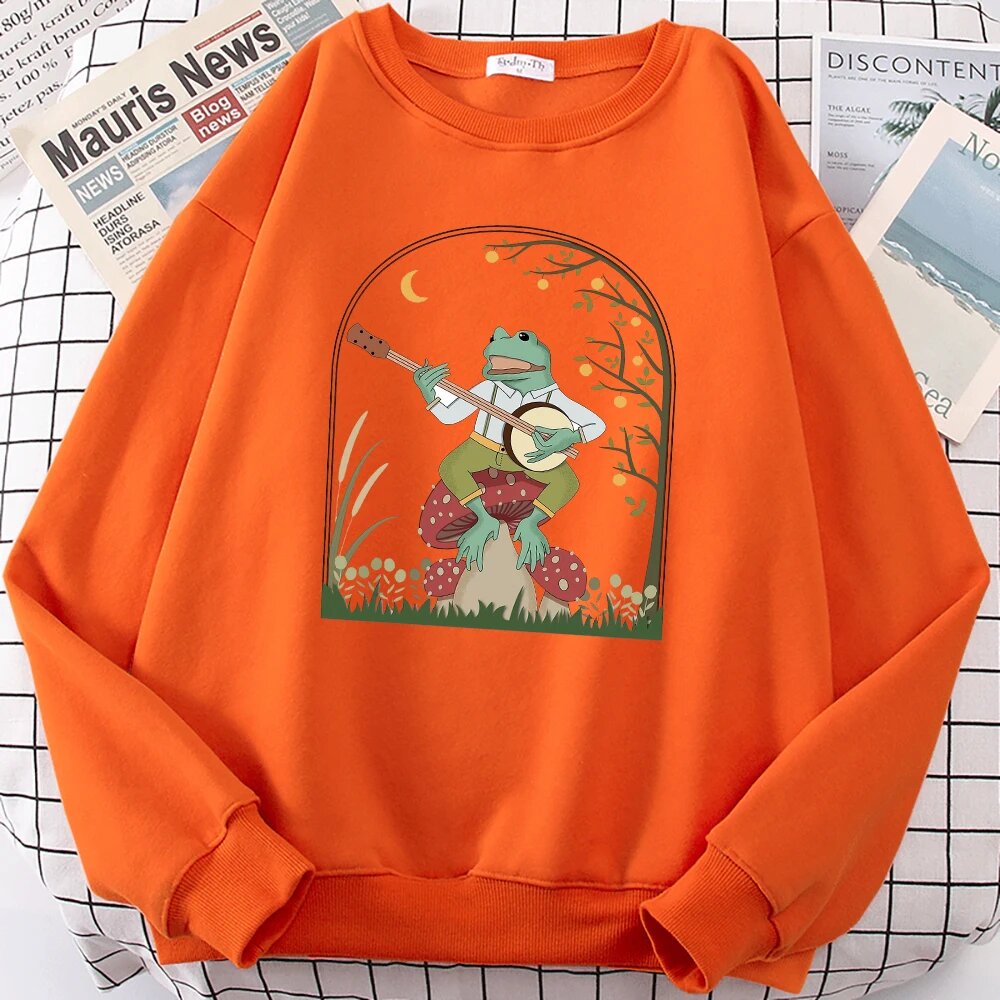 Мужская толстовка teekossc Cottagecore Оранжевый, М, Orange