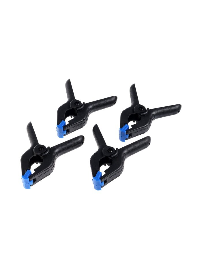 Струбцины быстрозажимные, прищепки, 4", зажим до 50 мм, 4 шт.