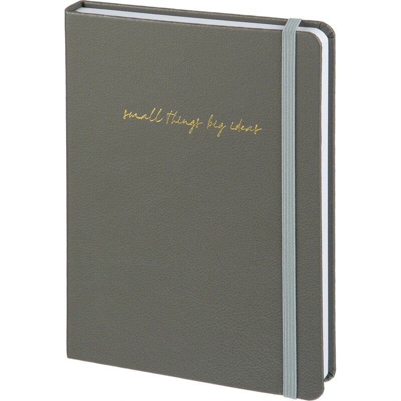 Ежедневник недатированный , серый, А5, 140x200мм, 136 л. ATTACHE