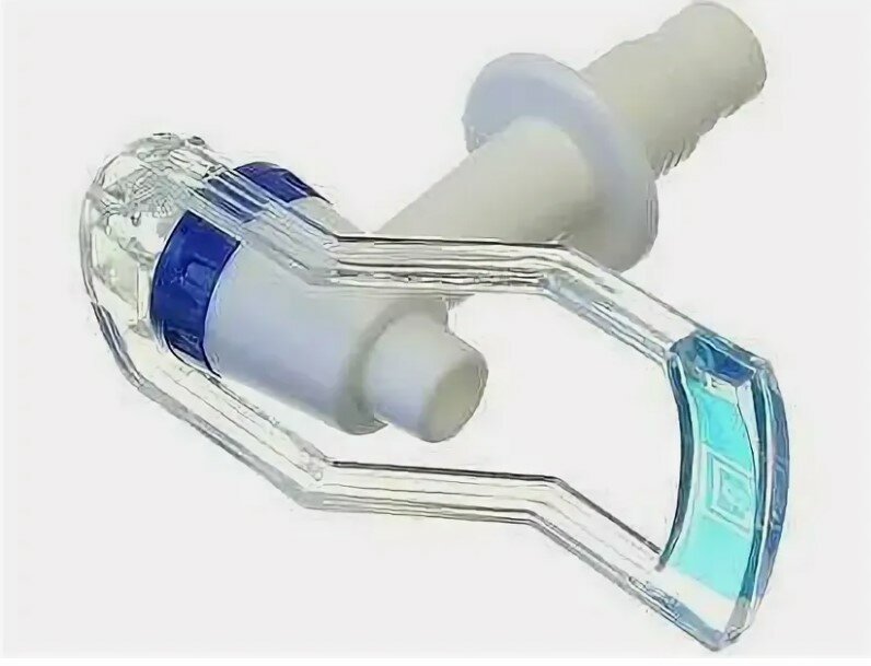 Крану куллера для холодной воды, синий, наружняя резьба, гайка в комплекте.