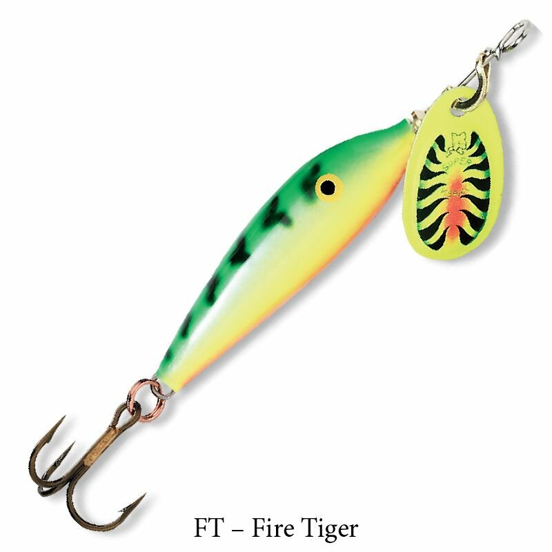 Блесна вращающаяся Blue Fox Vibrax Minnow Spin 2 FT 3.5 гр