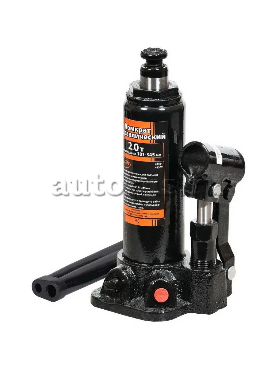 Домкрат гидр. 2.0т 181-345 мм в футляре