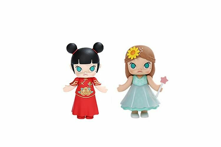 Коллекция фигурок унисекс POP MART Molly Girl with Flowers, Confirmed-Hidden+October Princess (Open)