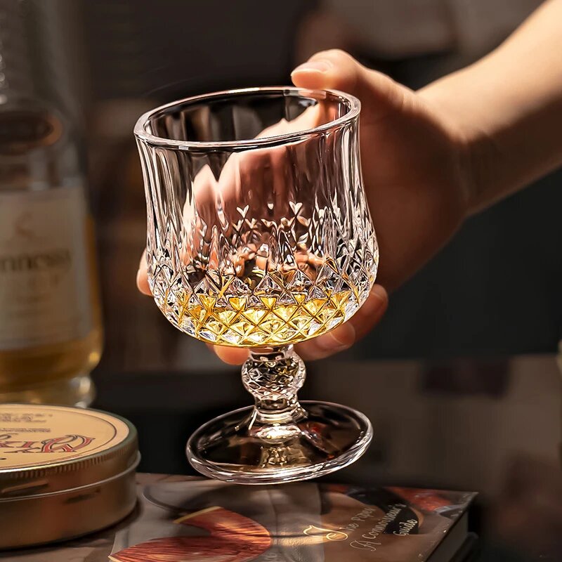 Бокал для коньяка с гранями, 180 мл, A180ml-1pcs