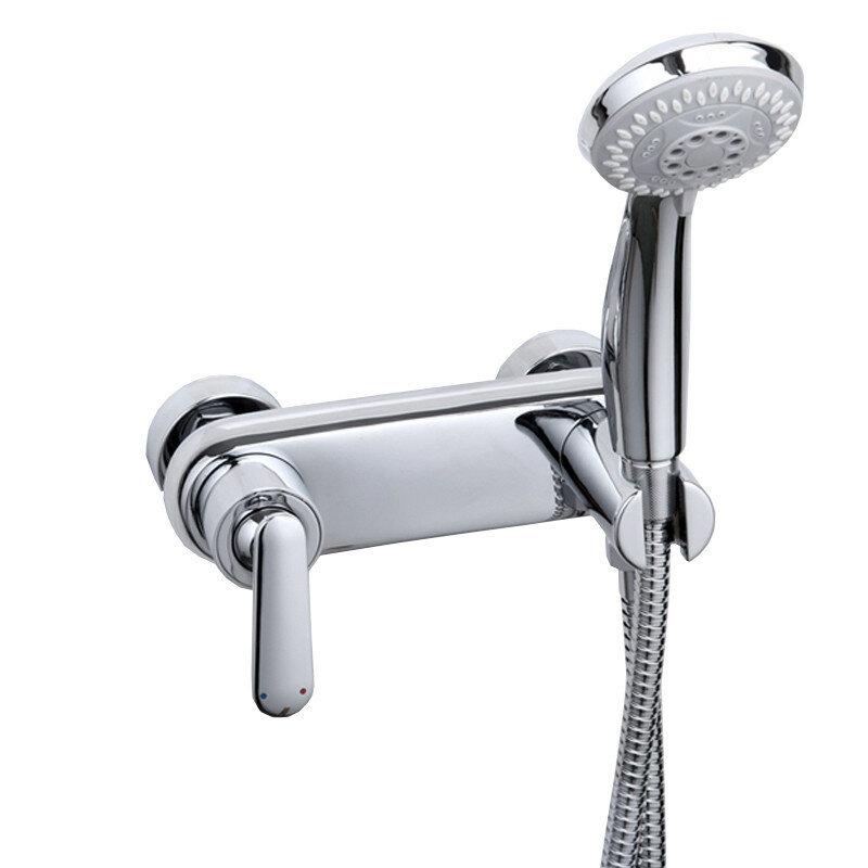 Смеситель для душа Frap F2079, настенный, шаровый, с душевым шлангом 1.5 м