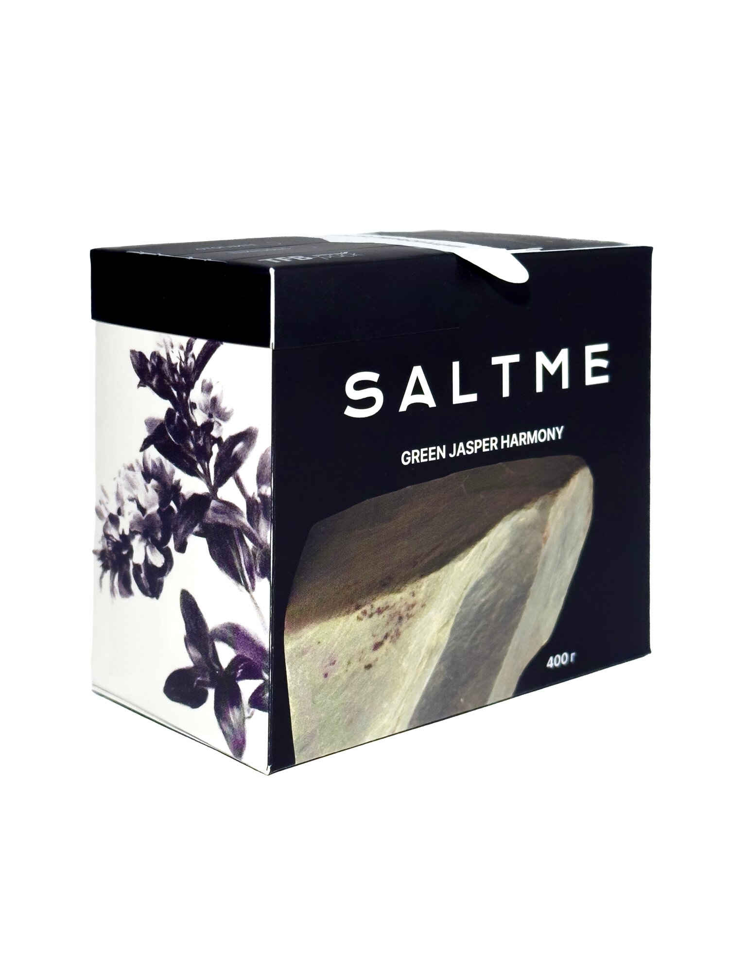 SALTME GREEN JASPER HARMONY - балансирующая нота, Соль для ванны магниевая с коллагеном GREEN JASPER HARMONY , 400 г.