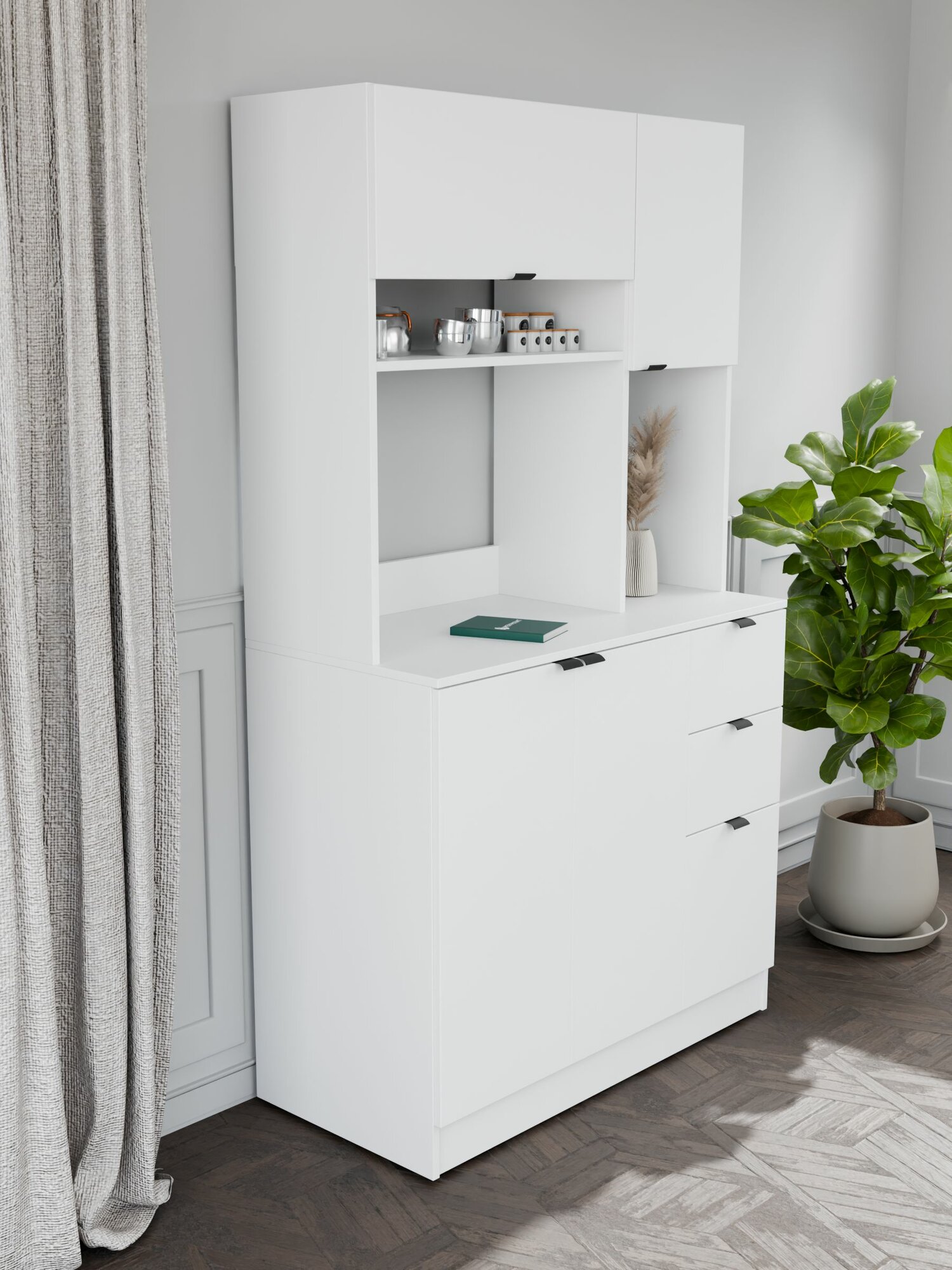 Изумлит Буфет Вилладж 100*180.4*48.7 см (ШхВхГ)