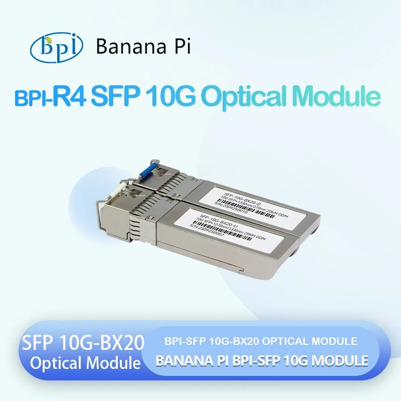 Оптический модуль Banana Pi BPI-R4 SFP 10G-BX20-U 20 км