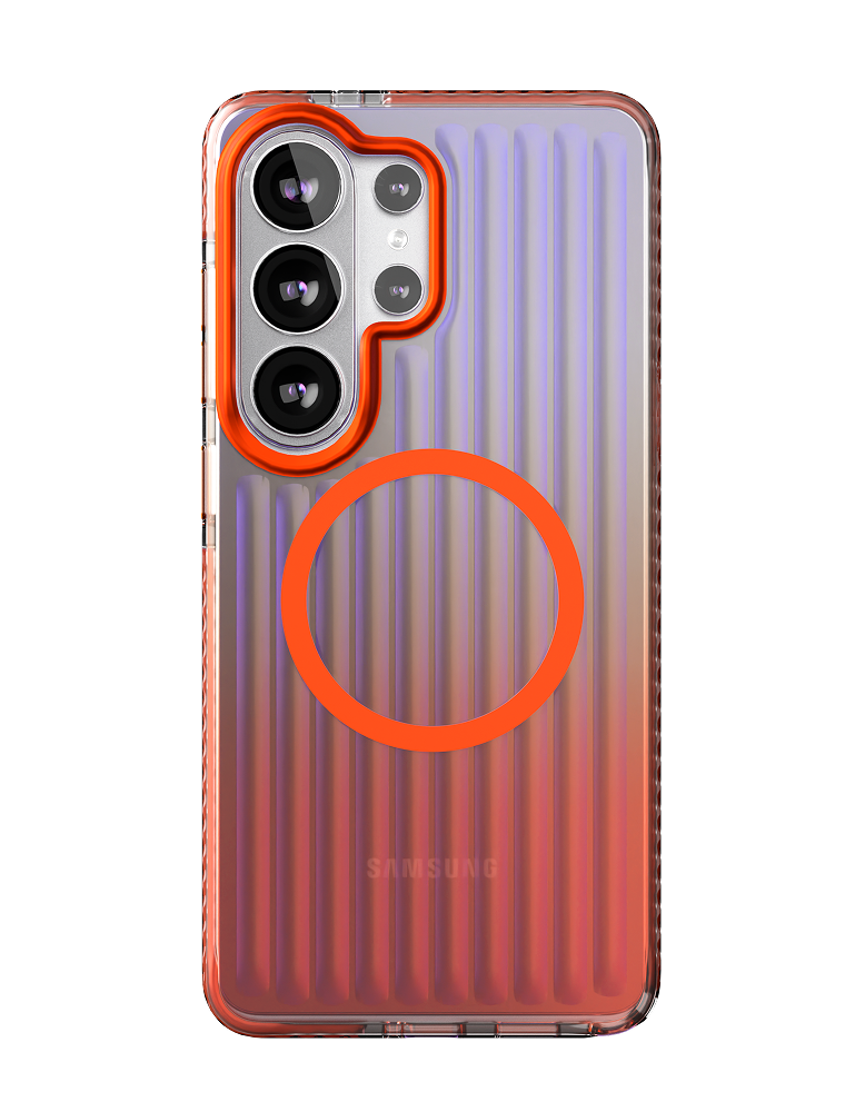 Чехол-накладка Samsung S26Ultra VLP Pulse Case с MagSafe, оранжевый