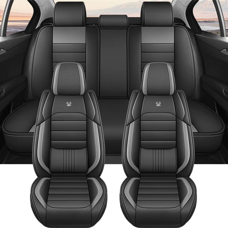 Роскошный чехол на автомобильное сиденье из искусственной кожи 2025 года для Toyota Wish 5 PCS