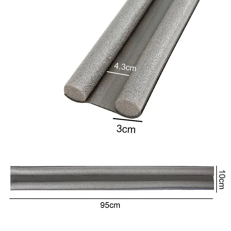 Уплотнитель для дверей самоклеящаяся лента и порог от сквозняков, теплоизоляция, шумоизоляция (для входных и межкомнатных дверей)