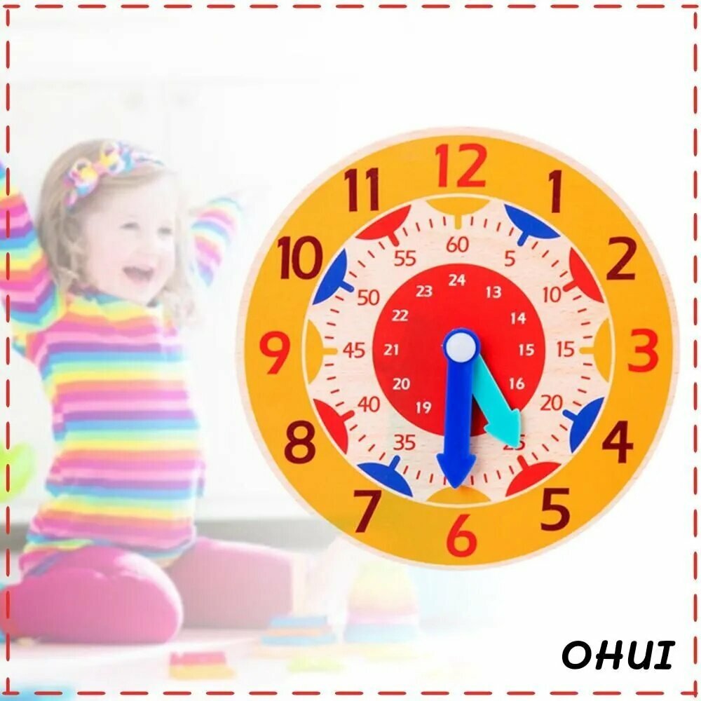 Деревянные обучающие часы