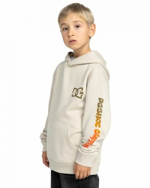 Худи DC Shoes, размер 8/XS, , бежевый