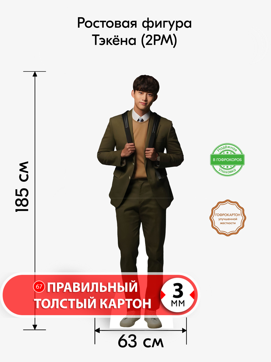 Аксессуар для фотосессий, Тэкён (Ок Тхэгён) (2PM) 2, ростовая фигура