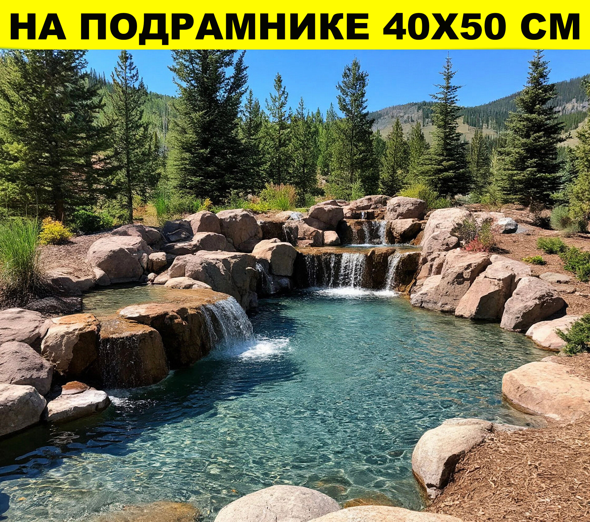 Постер на стену 40х50 на подрамнике пейзаж постеры большие, картина интерьерная на стену