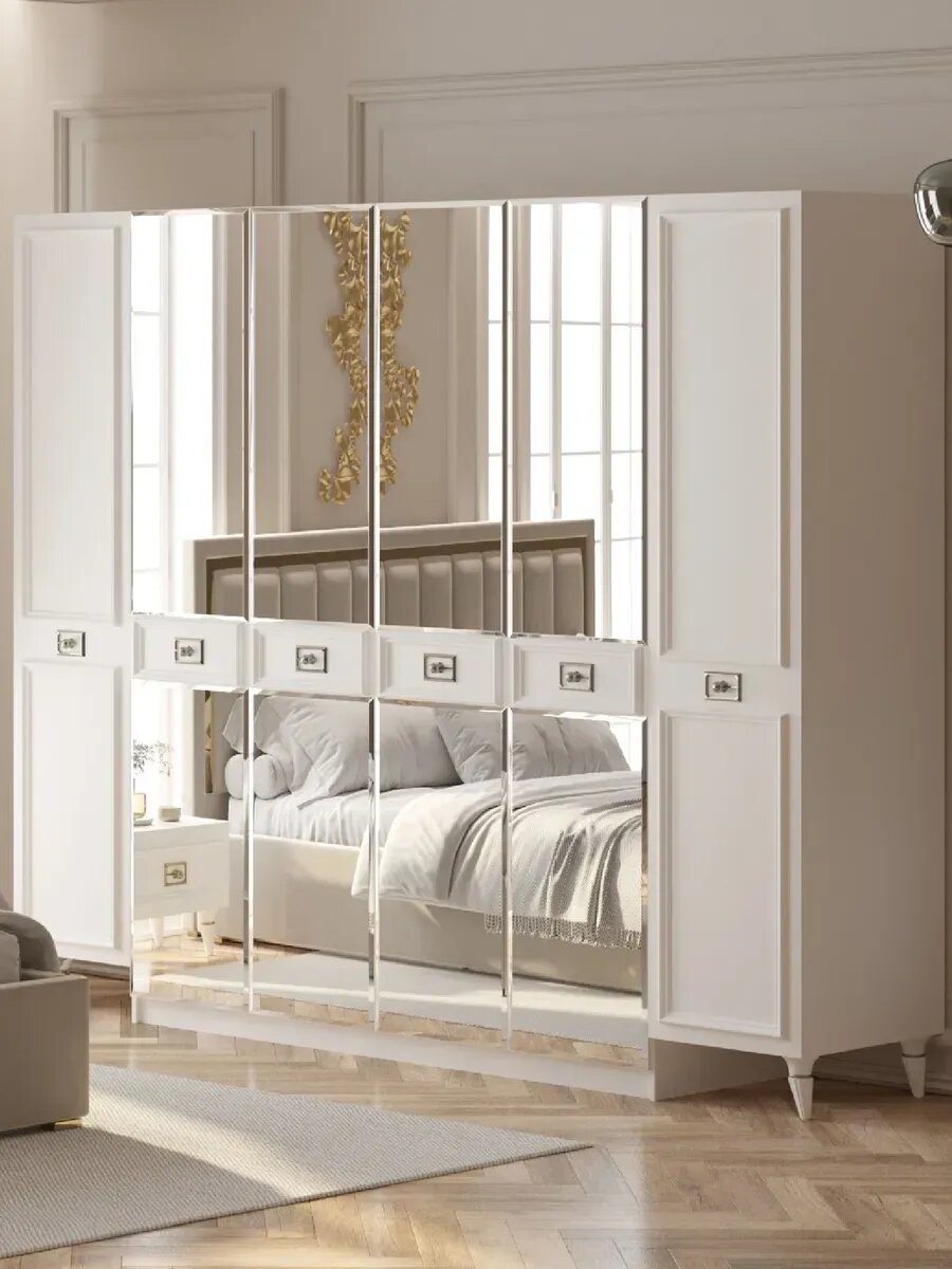 Шкаф в спальню 6и дверный