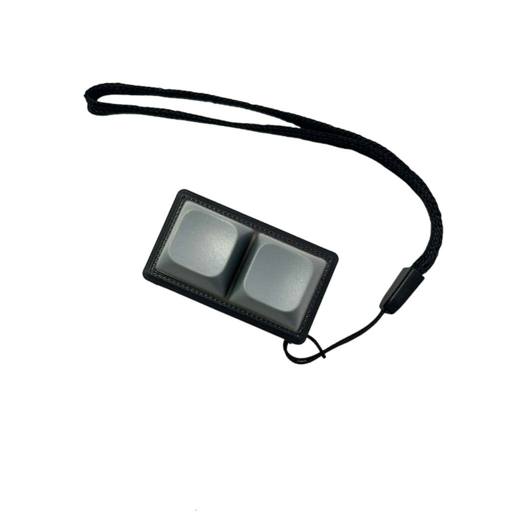 Кнопка для снятия тревожности, Серый на черном