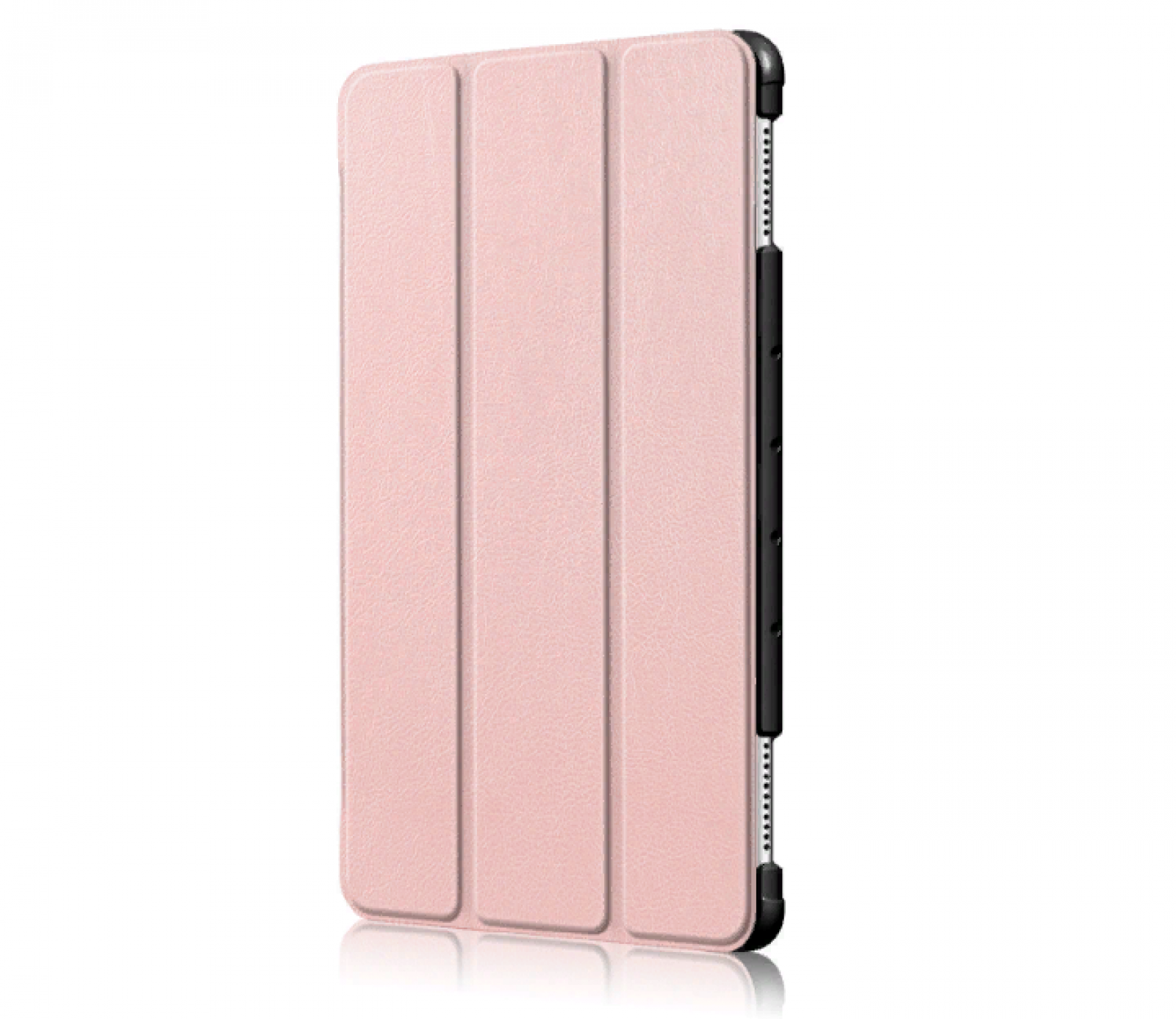 Чехол-обложка MyPads для Huawei MediaPad M5 Lite 10 с функцией подставки, кожзам, розовый