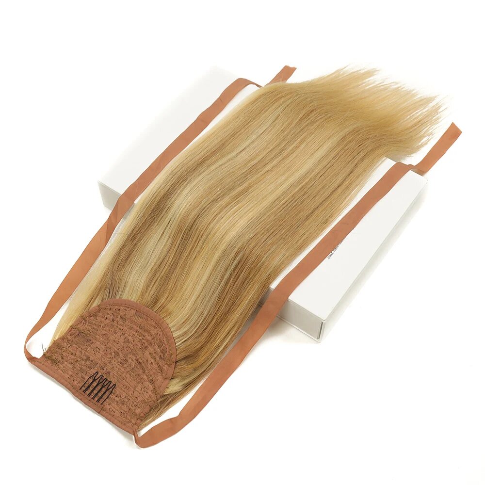 REAL BEAUTY конский хвост из натуральных волос 12-30 дюймов 22inch 55cm 150g, P18-613