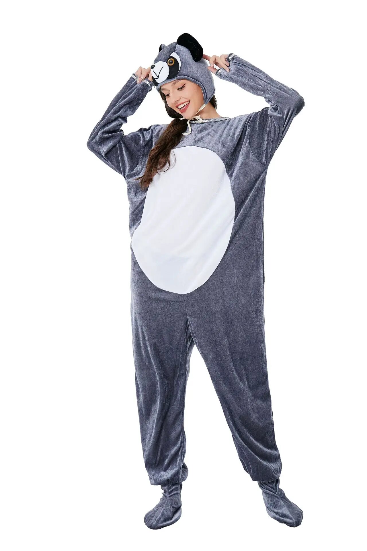 Косплей костюм жирафы для взрослых M, Model 1