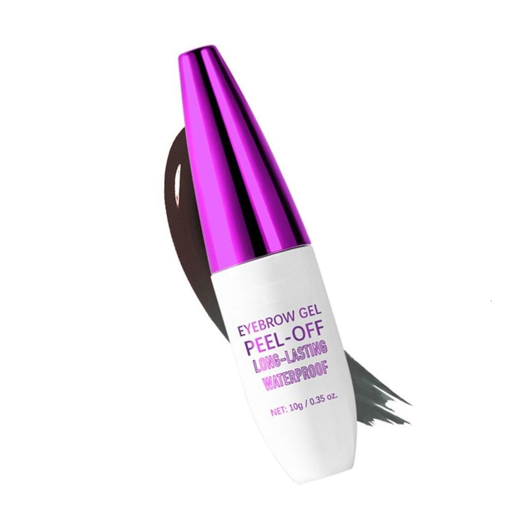 Смываемый тонирующий гель для бровей, коричневый