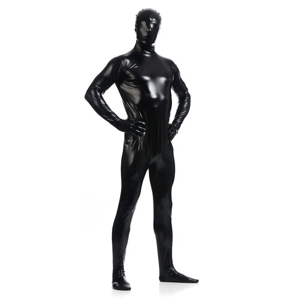 Сpeerise ЗентайMetallic Спандекс Костюм для Косплея Черный, XL, черный