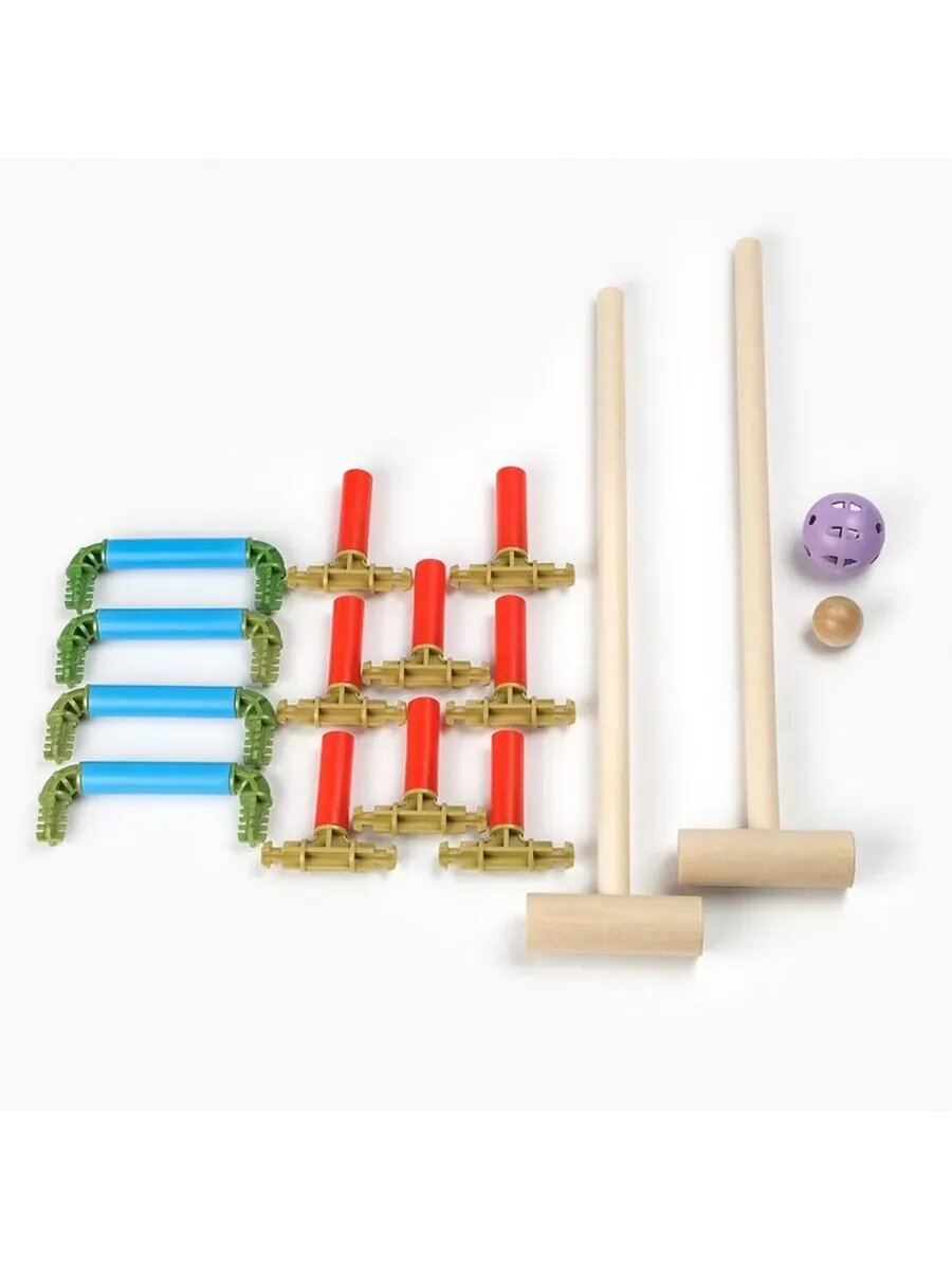Игровой набор крокет для улицы, 2 игрока