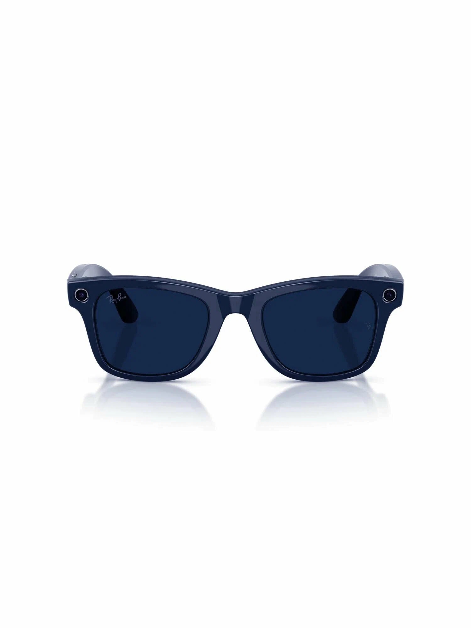 Умные Очки Ray-Ban Wayfarer (Gen 2) с камерой, Shiny Cosmic Blue / Transitions Sapphire