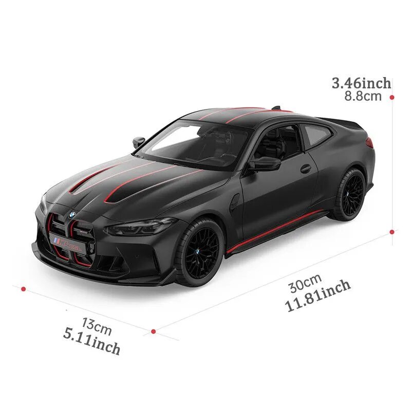 Машинка RASTAR BMW M4 CSL 1:16 Scale Official Licensed Product Черный — фото 1
