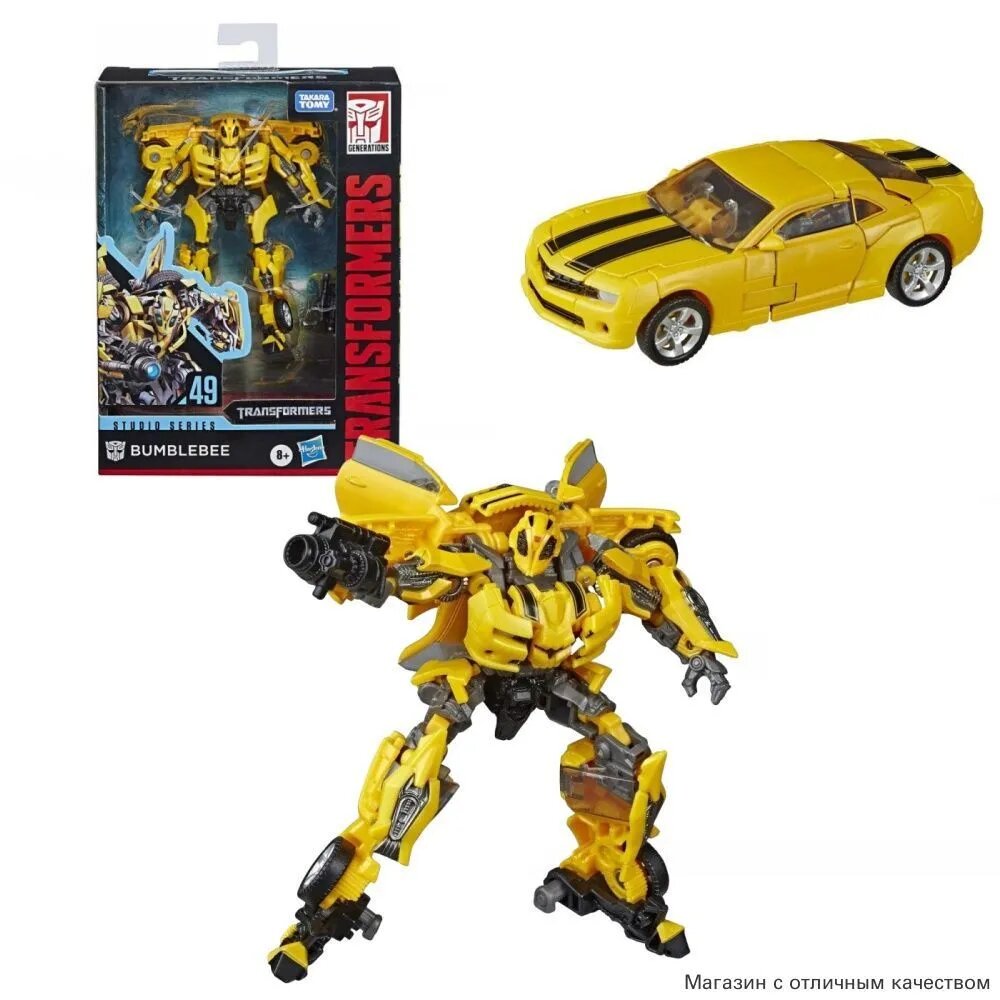 Трансформеры Hasbro Игрушка Studio Series Deluxe Transformers SS49 Bumblebee 4.5 дюйма (11.5 см) E7195