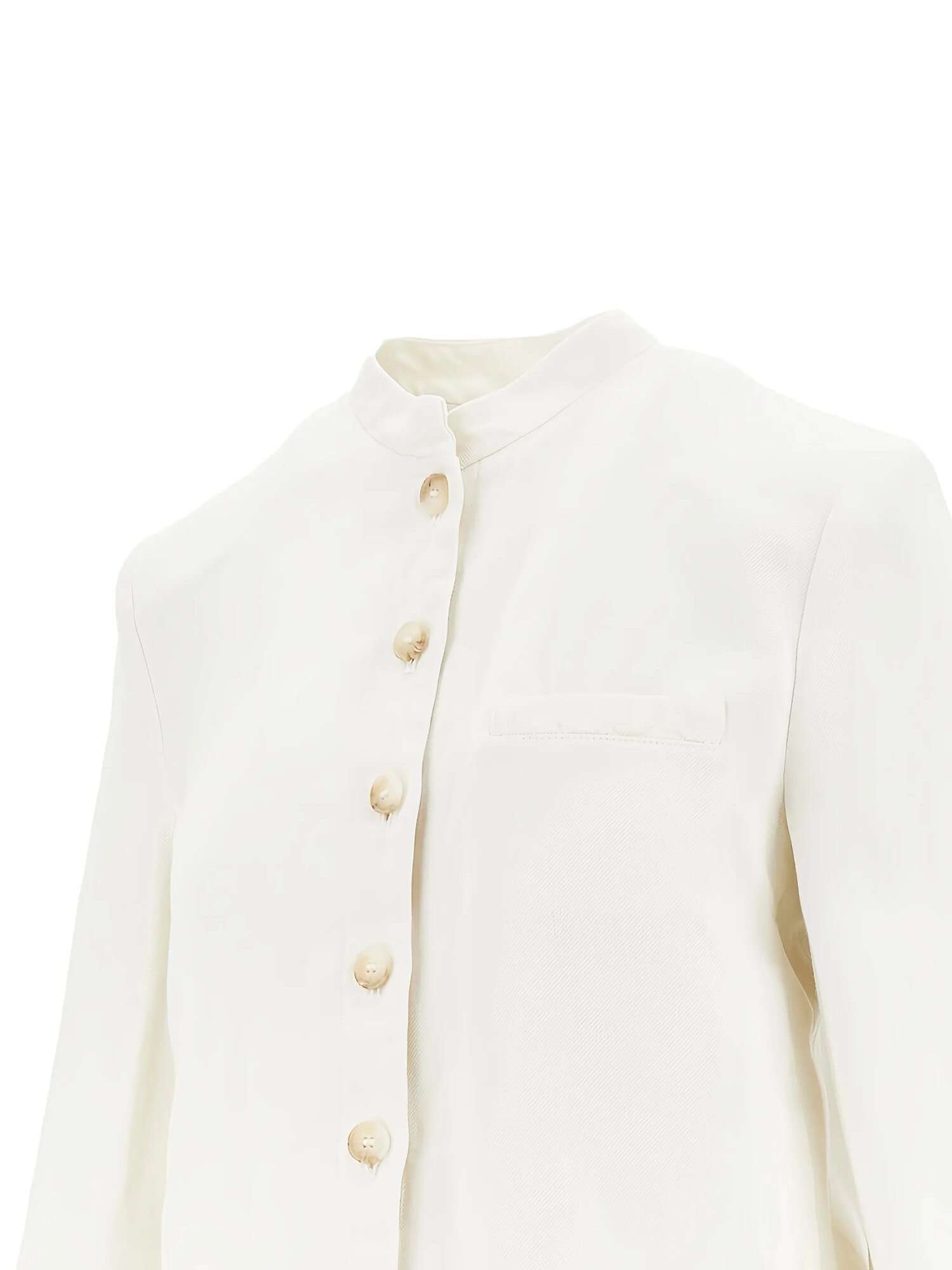 Куртка EMPORIO ARMANI Button-up jacket, размер 42, white — фото 1
