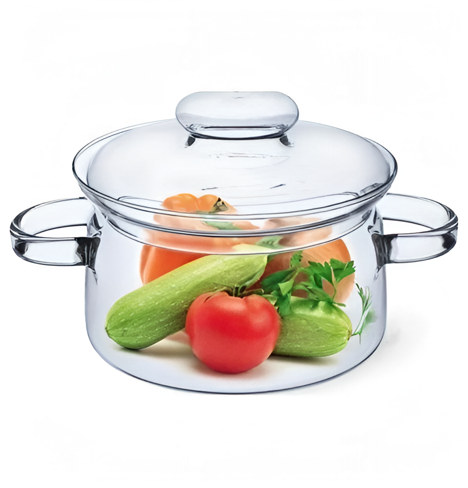 Кастрюля "Нико" с крышкой 1,5л; жаропрочная (арт.6063), Simax/ СИС078