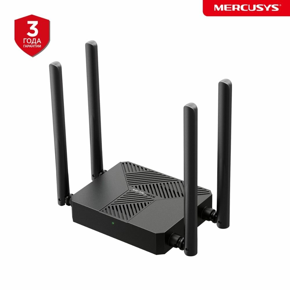 Wi-Fi Роутер Mercusys MR62X гигабитный, AX1500, 3xRJ45 1Гбит/с, двухдиапазонный, с поддержкой Mesh