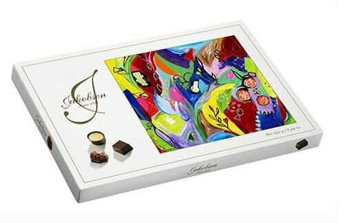Конфеты JAKOBSEN шоколадные Artbox /картон/ 225г