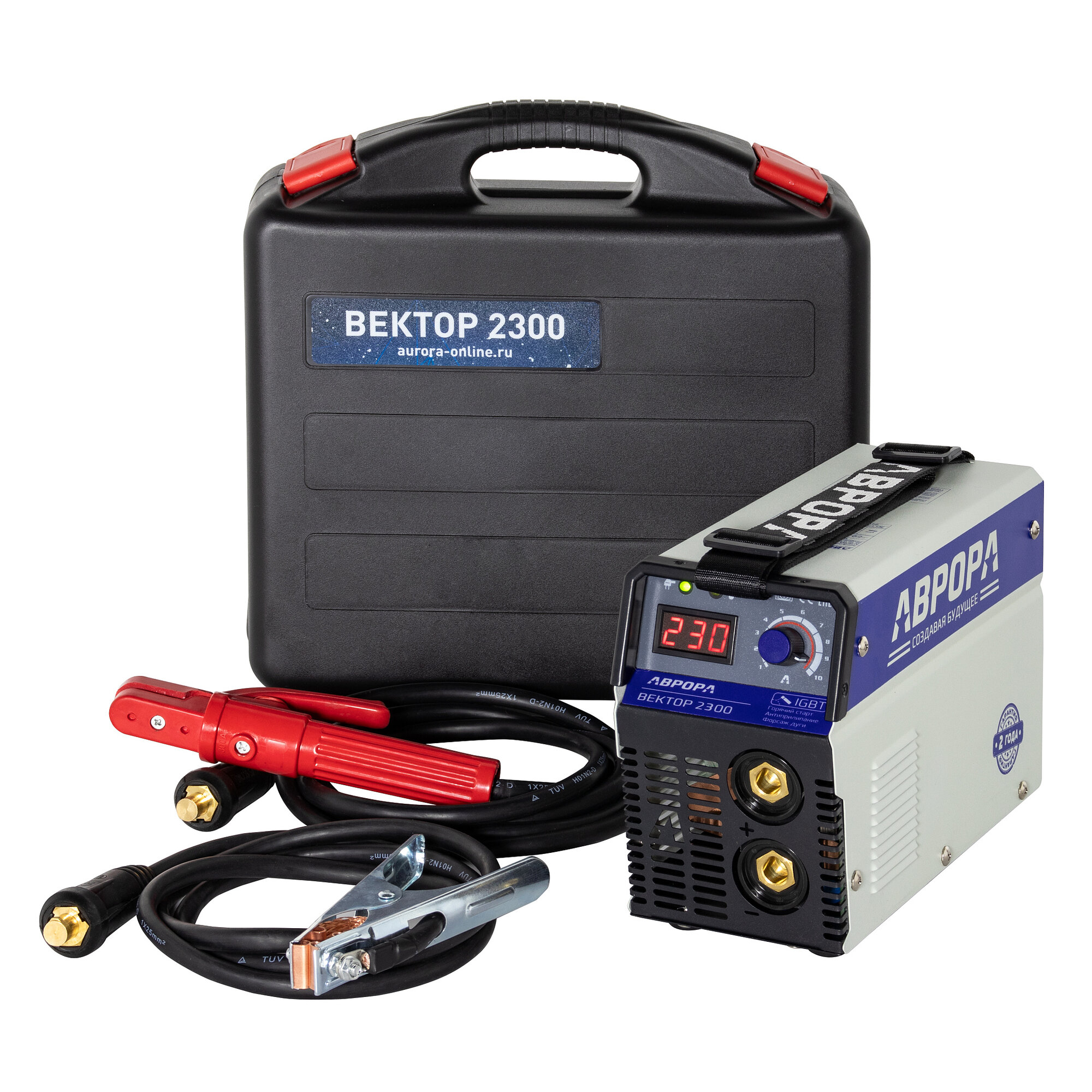 Сварочный инвертор аврора Вектор 2300 (кейс) 230, В 8.4, кВА