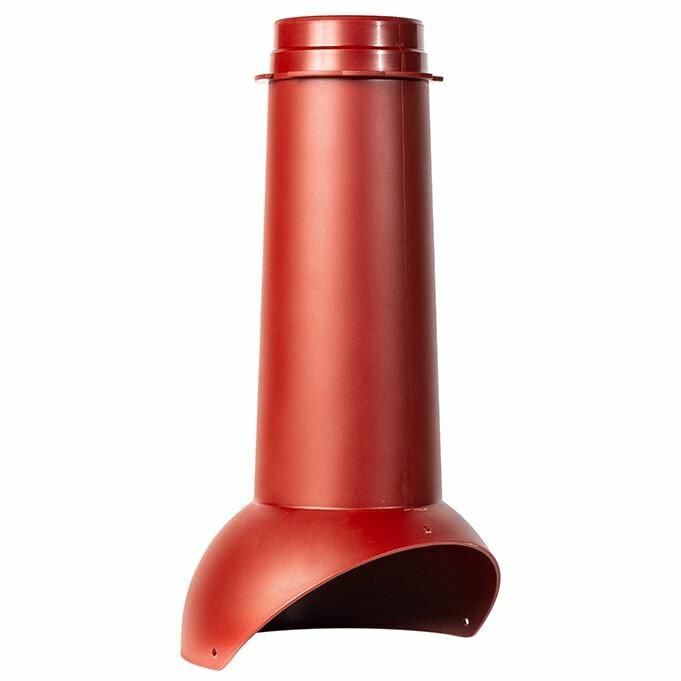 Выход вентиляции Krovent Pipe-VT 110/500 красный, полипропилен