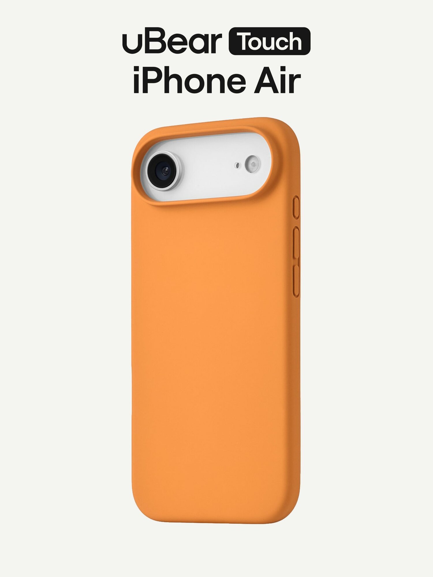 Чехол на iPhone Air uBear Touch Mag Case, магнитный, цвет: оранжевый
