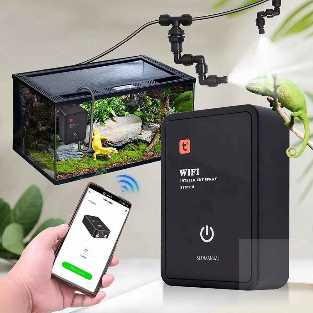 Дождевая система для террариума WIFI Управление для рептилий