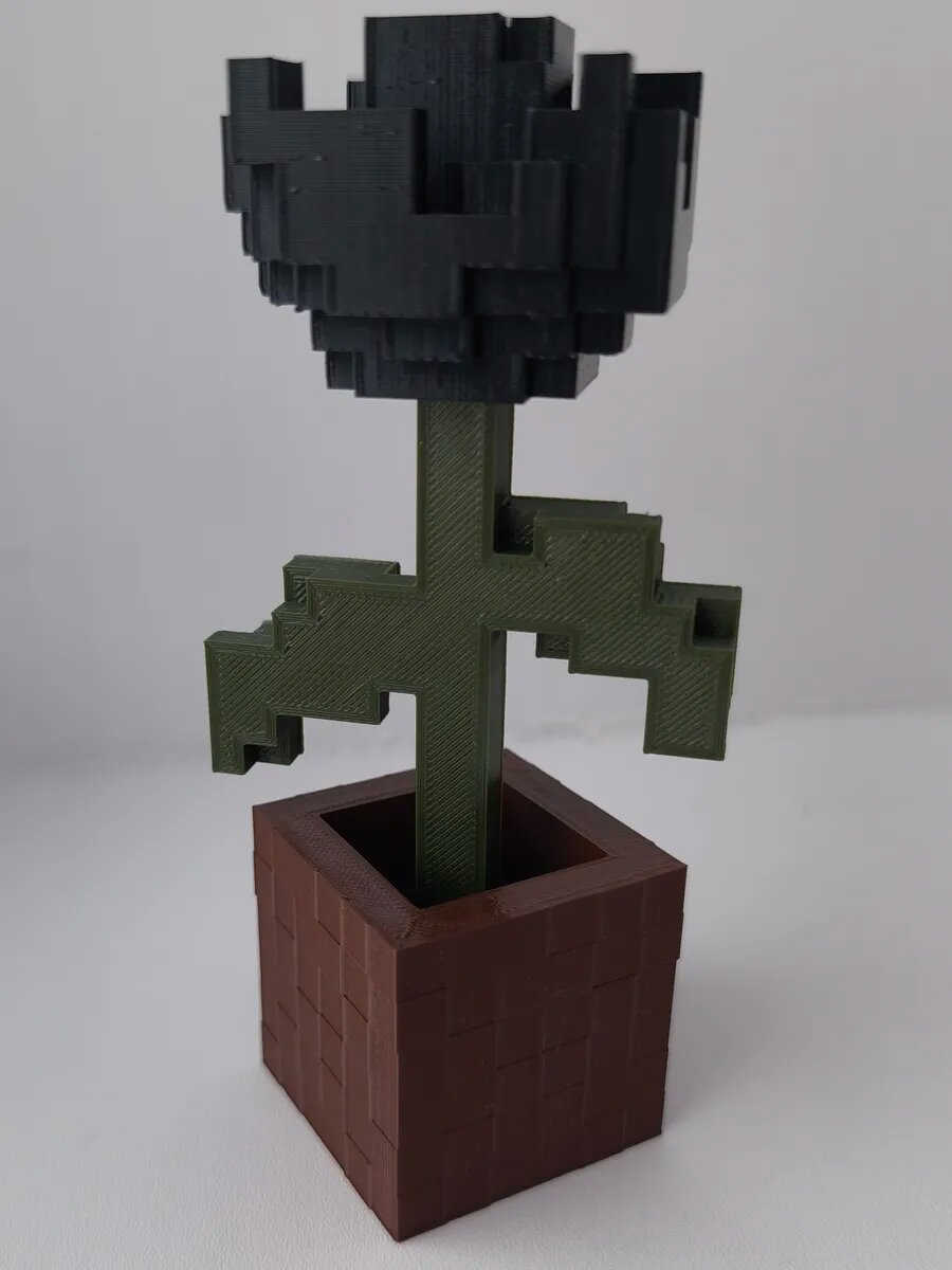 Фигурка Minecraft Роза Визера (иссушения, увядающая)