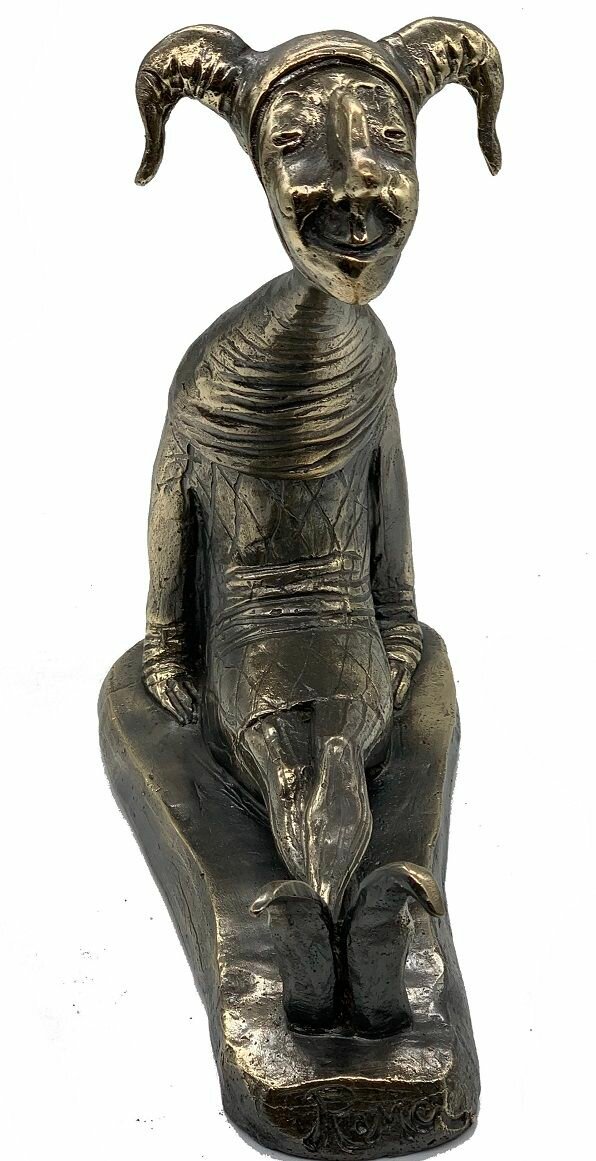 Статуэтка "Шут", большой. Авторская работа Романа Шустрова