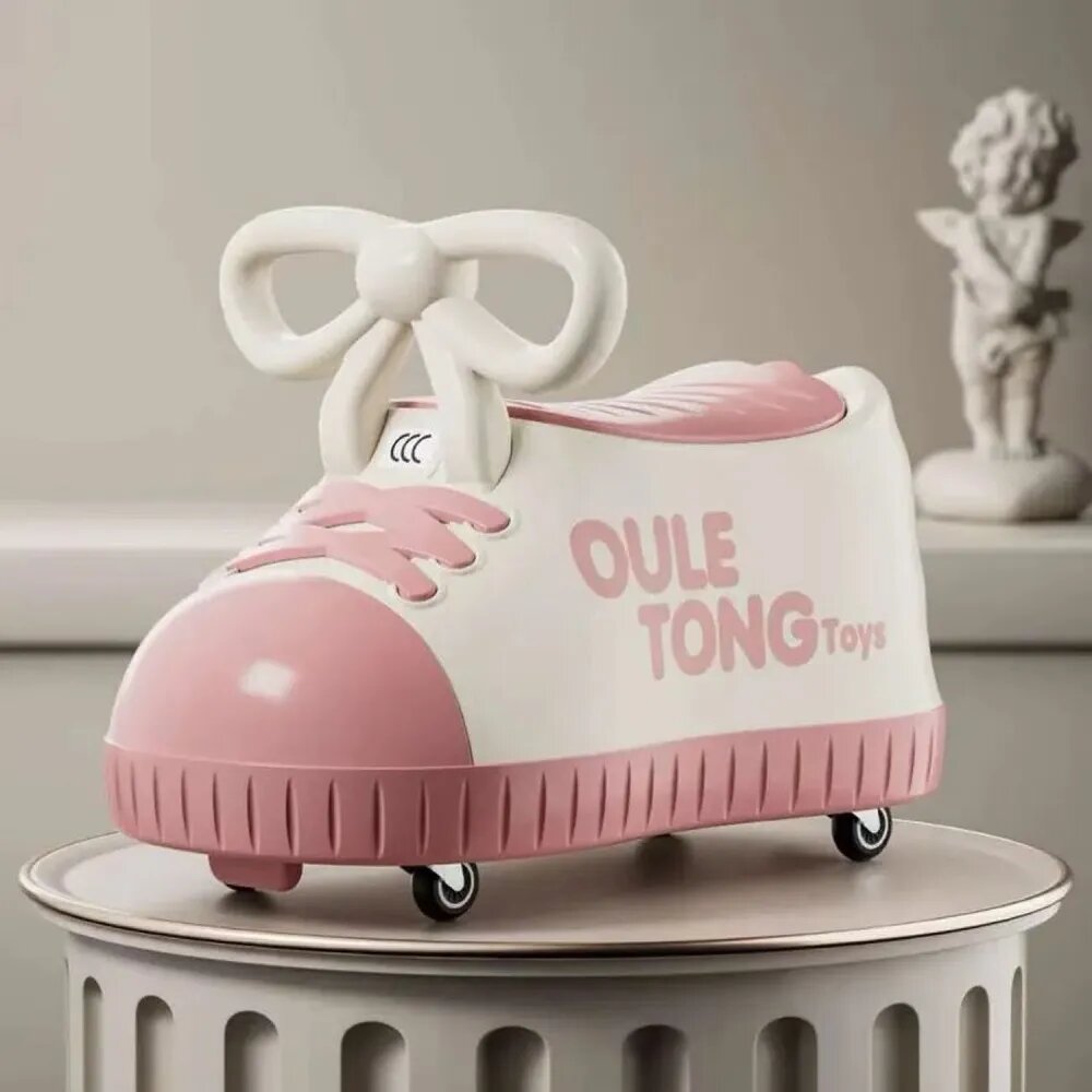 Детский автомобиль OULE TONG Toys с музыкой (сиденья можно сложить), для девочек, белый
