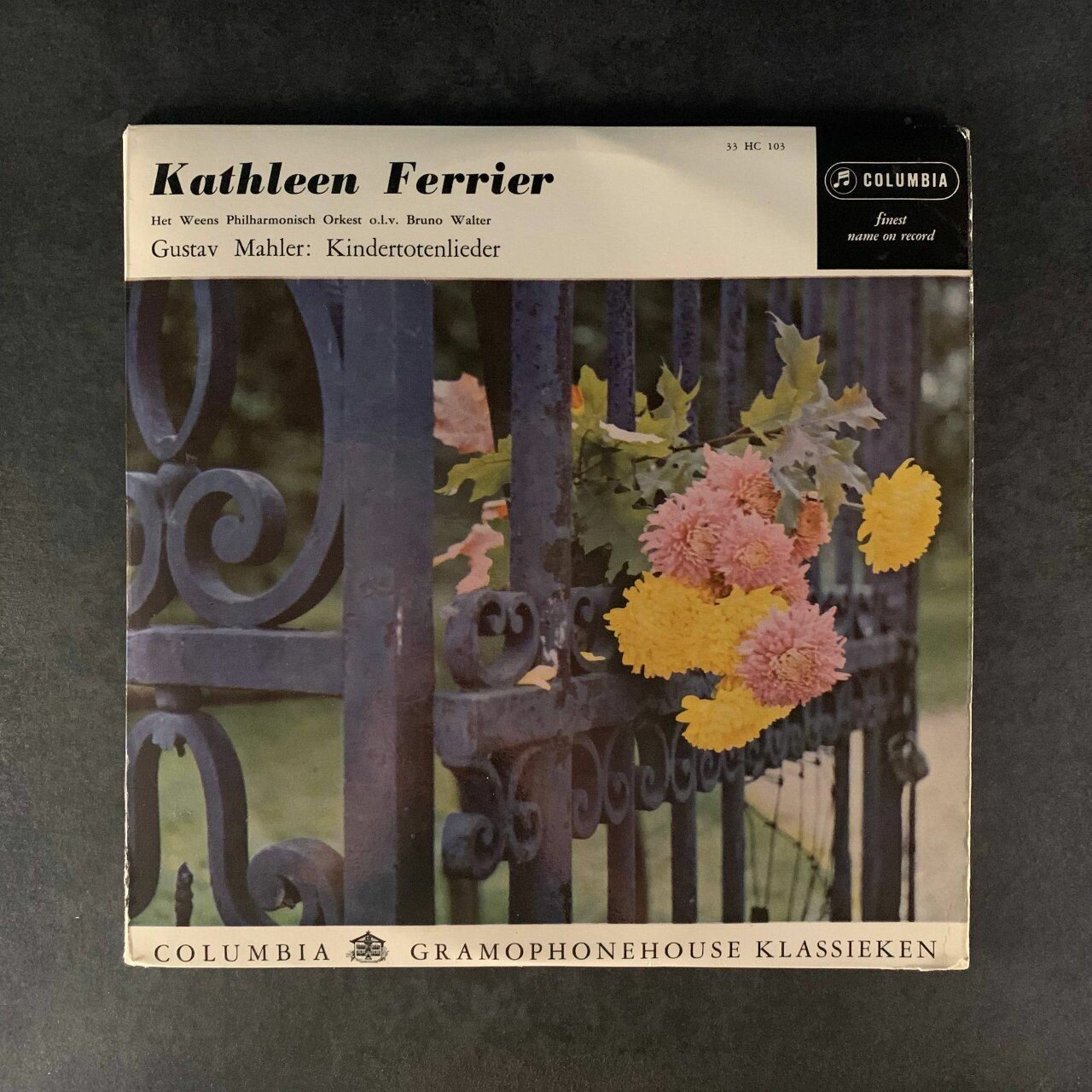 Mahler - Kathleen Ferrier And The Vienna Philharmonic Orchestra, Bruno Walter - Kindertotenlieder (б/у виниловая пластинка, LP 10 )
