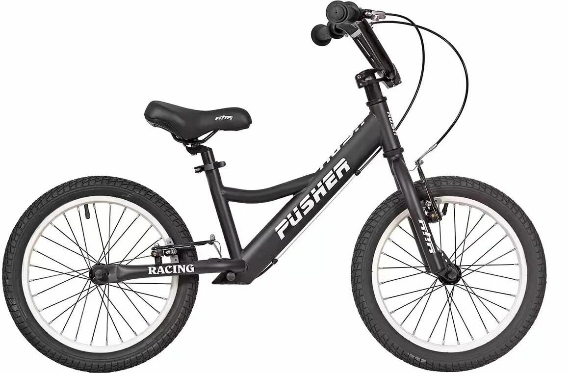 Беговел RUSH HOUR Pusher, диаметр колес 16", черный