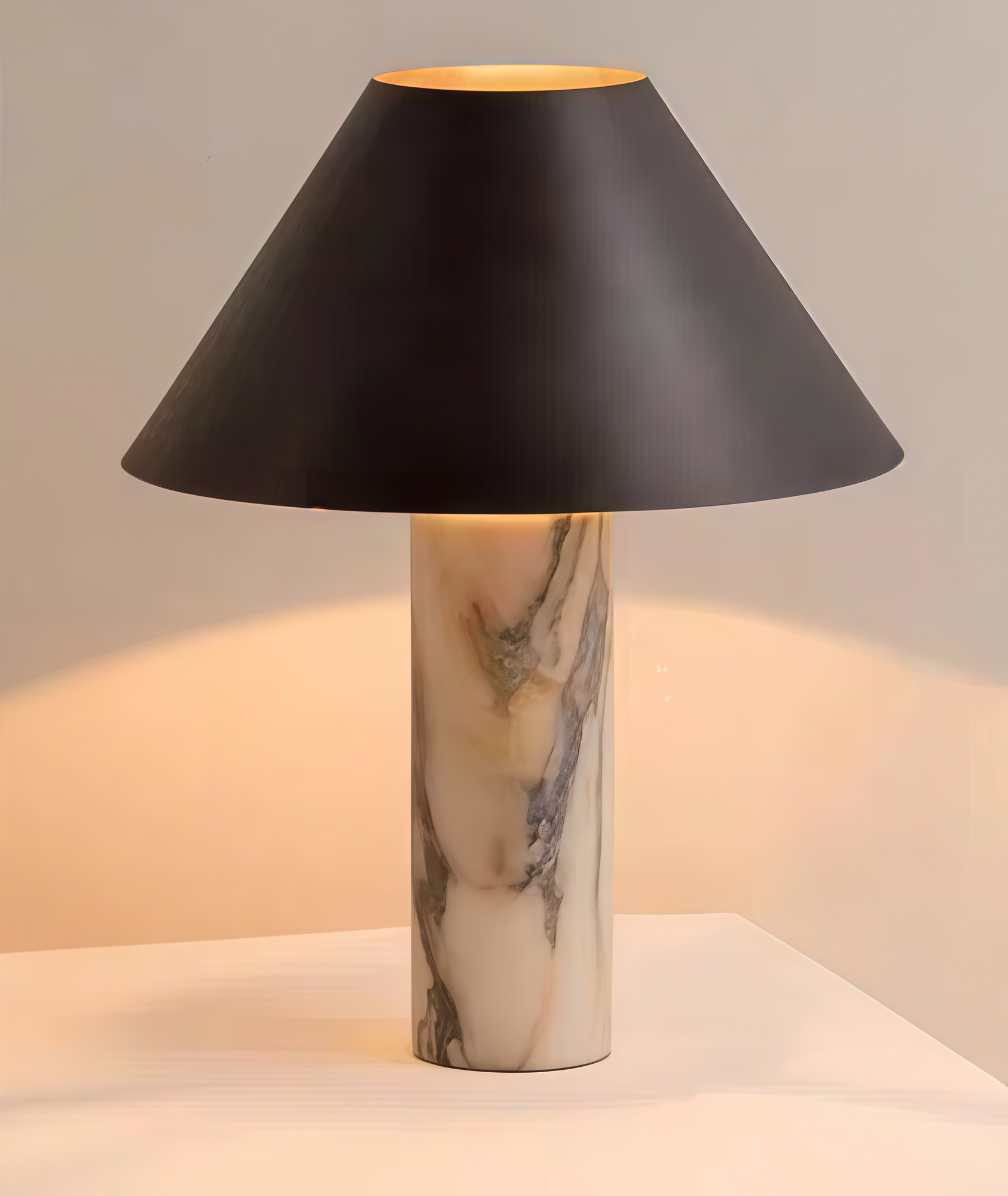 Светильник Clear Lighting , мраморный, без крепления, с абажуром