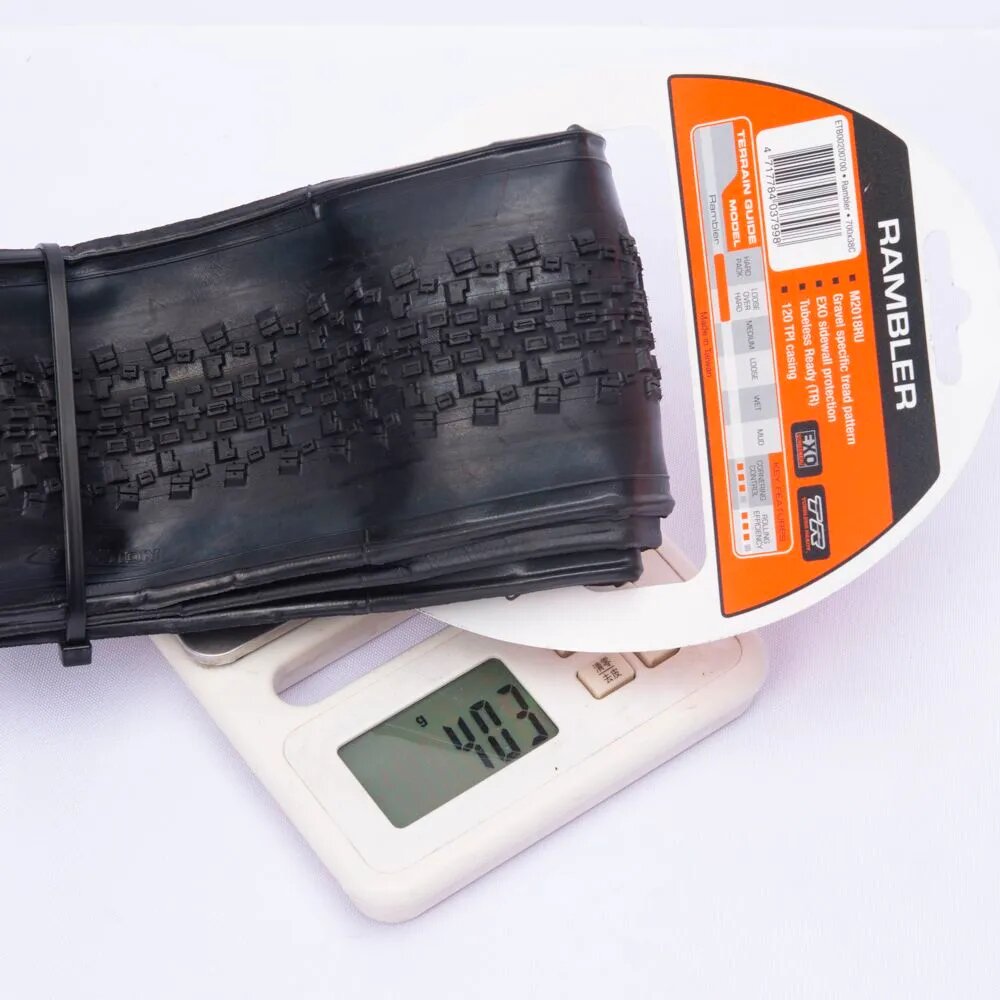 Покрышка для велосипеда MAXXIS Rambler 700x38C EXO TR Tubeless Ready, бескамерная, гравийная — фото 1