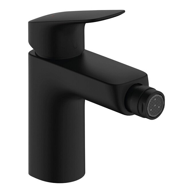 Смеситель Hansgrohe Logis 71200670 для биде, с донным клапаном, черный матовый